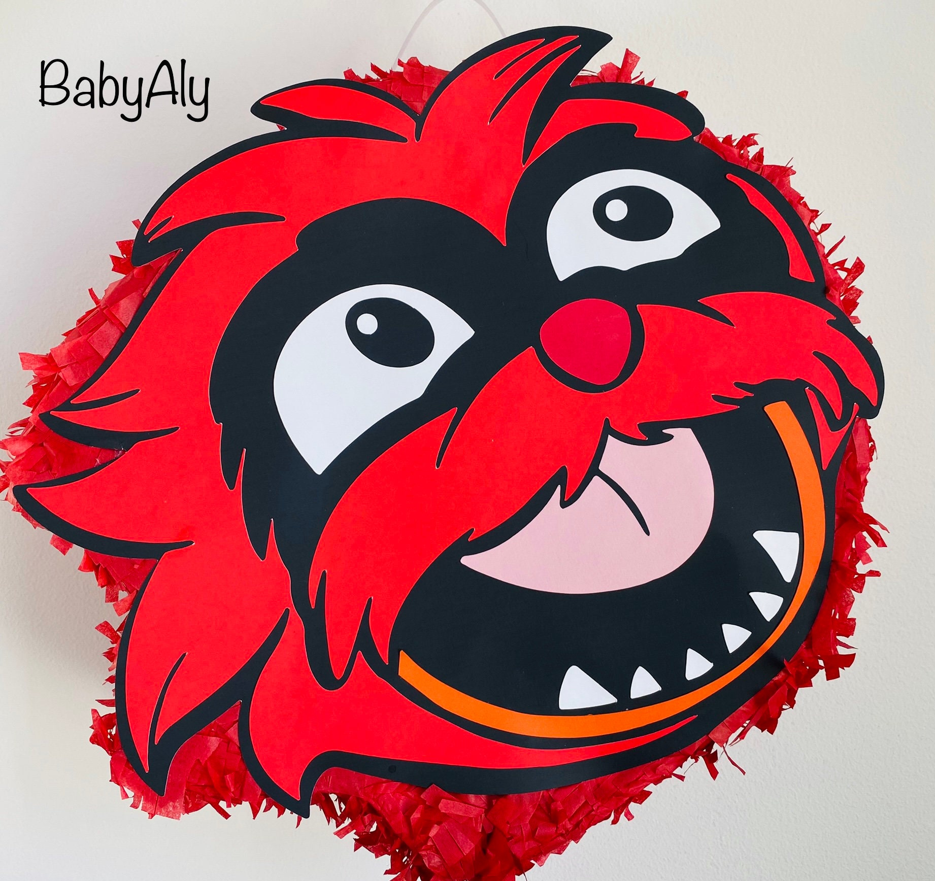 Muppet Babies Pinata Face Clipart Kermit Miss piggy and | Etsy