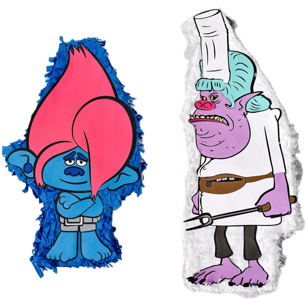 Chef Trolls and Floyd Trolls Piñata - Etsy