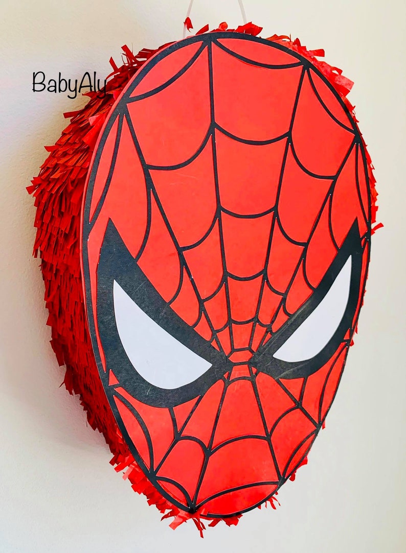 Spiderman Pinata face - Etsy