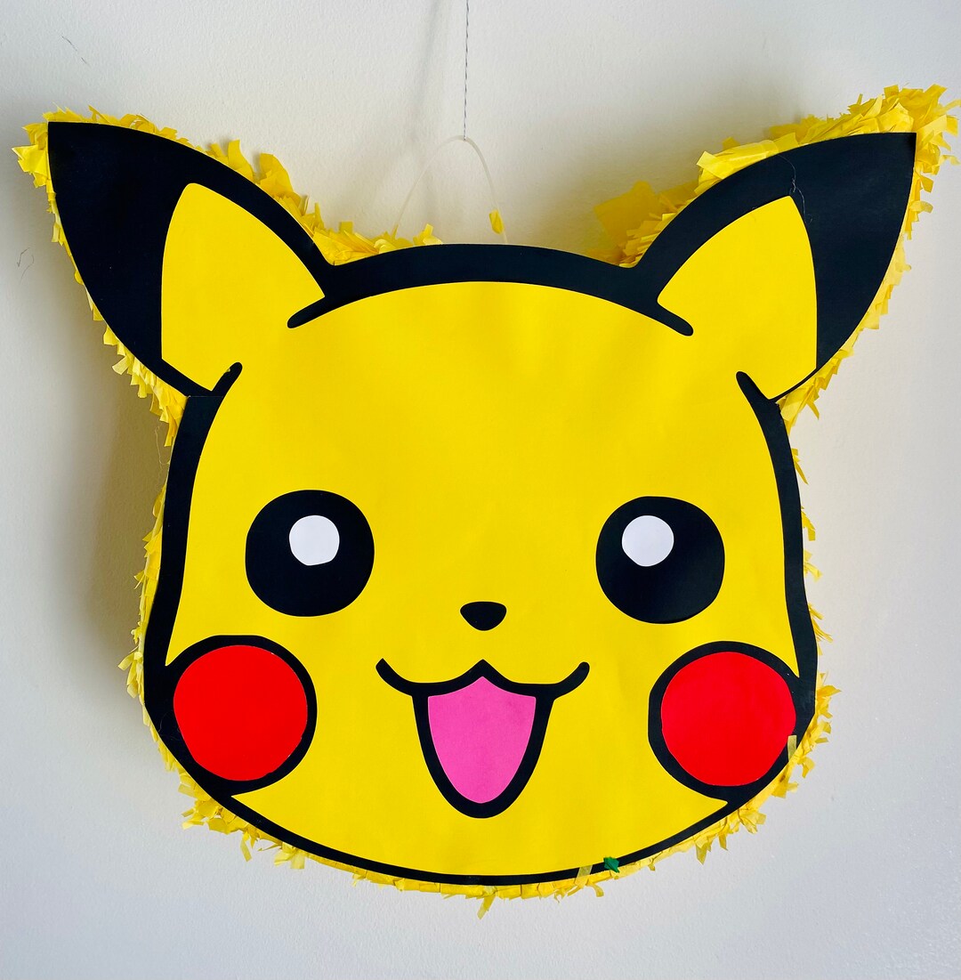 Pikachu Pinata face pika-boo / Pokémon - Etsy