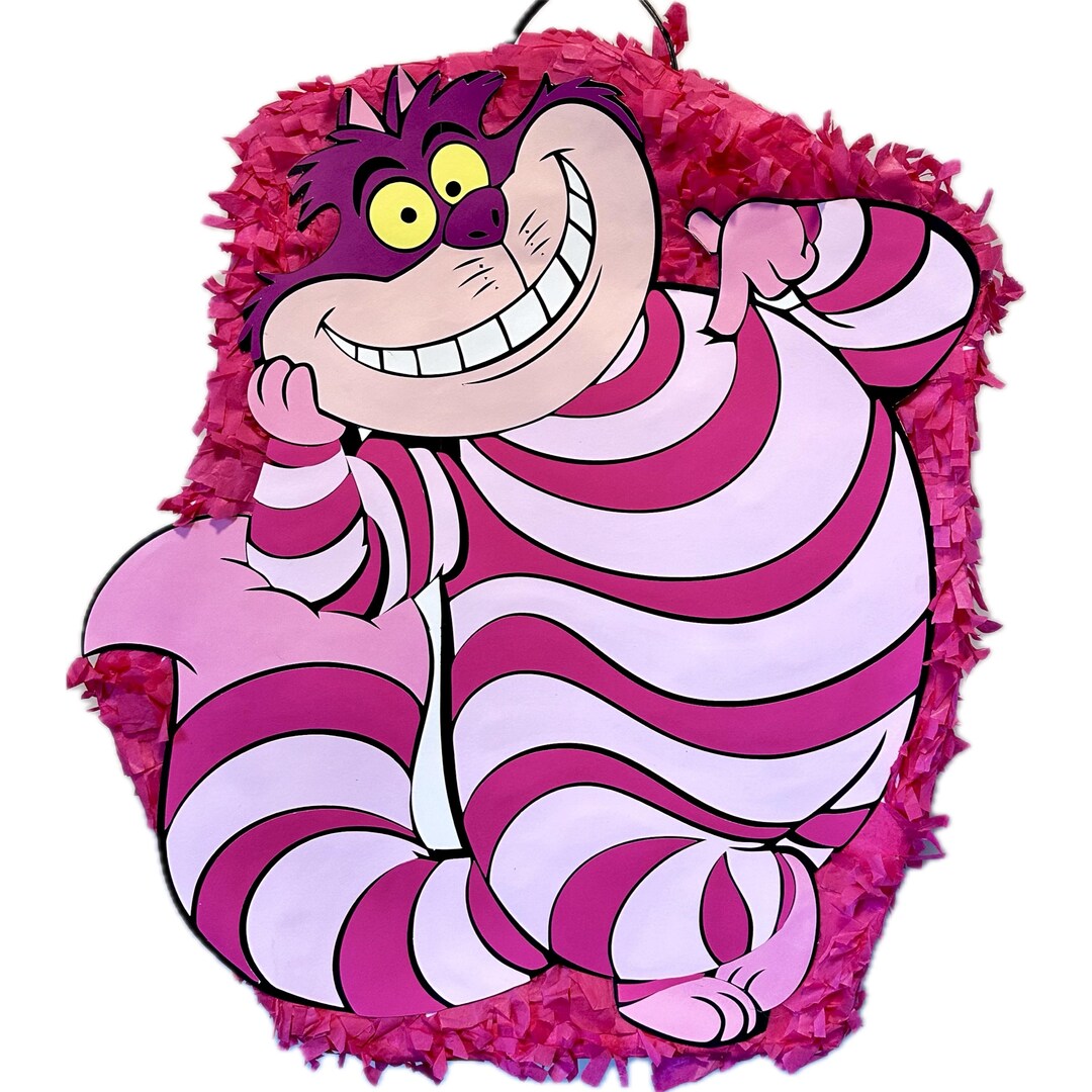 Alice in Wonderland Cat Pinata, Cheshire Pinata and Teapot Piñata - Etsy