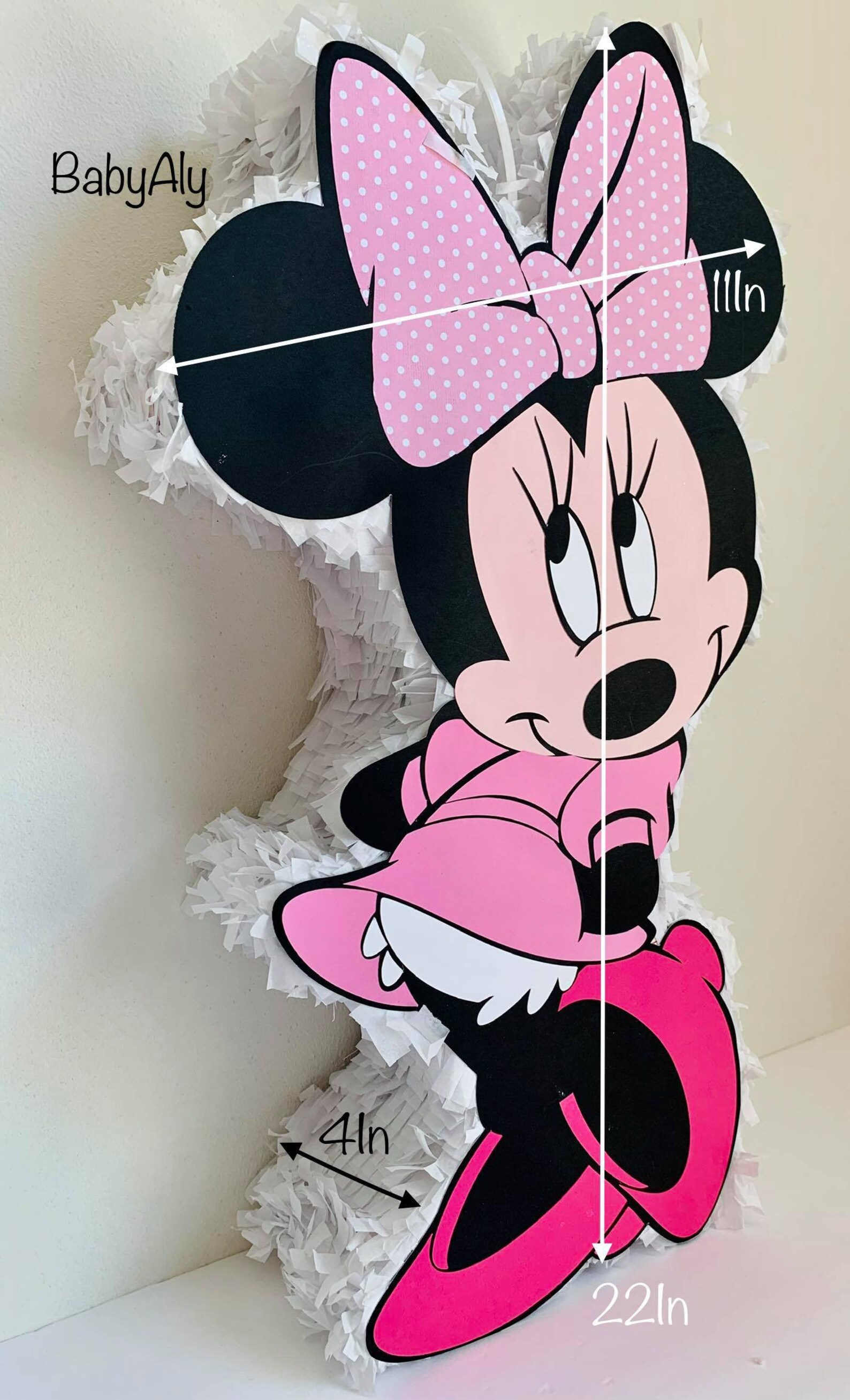 Minnie Pinata and Minnie Number | Etsy