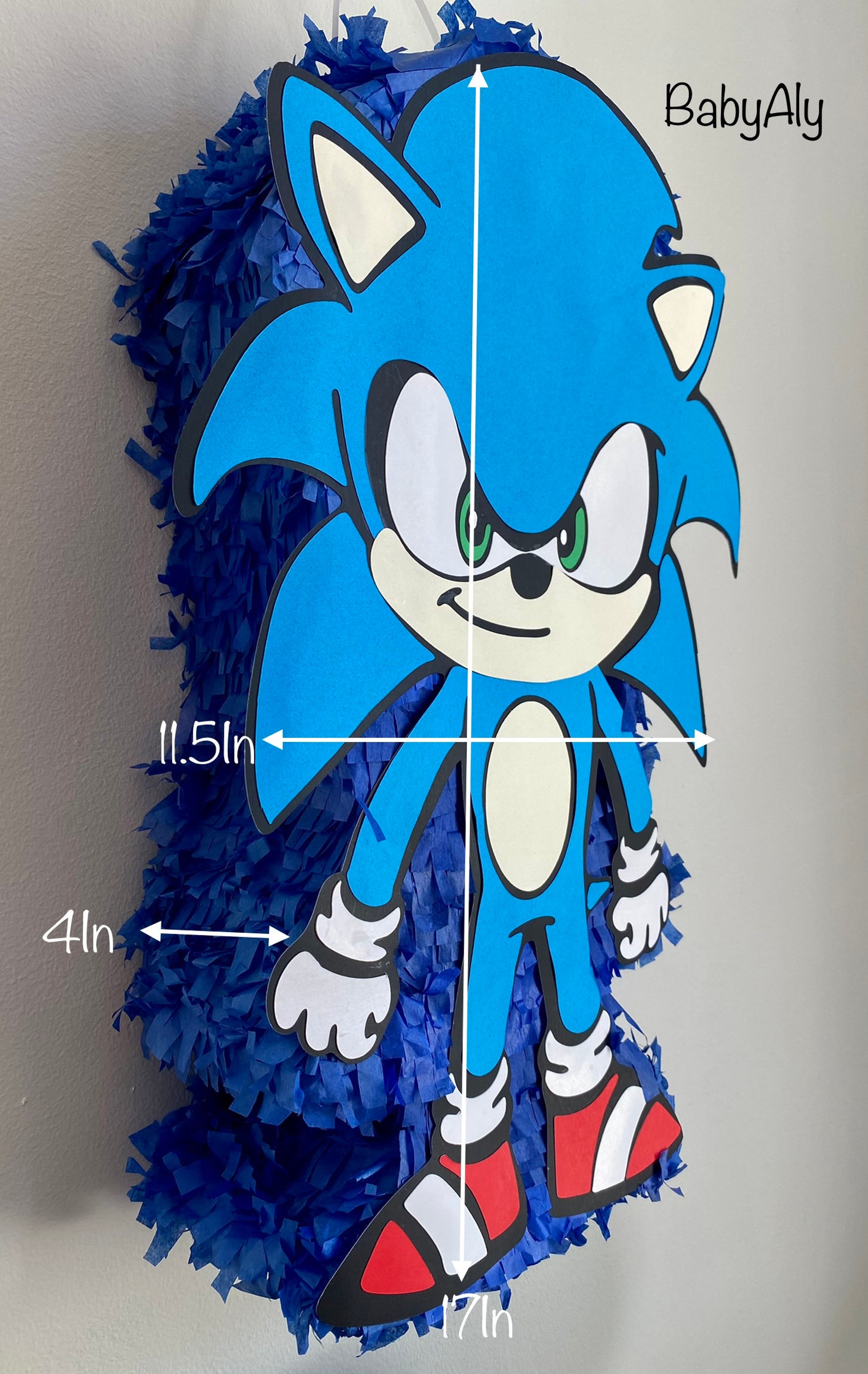 Sonic the Hedgehog Pinata - Etsy Denmark