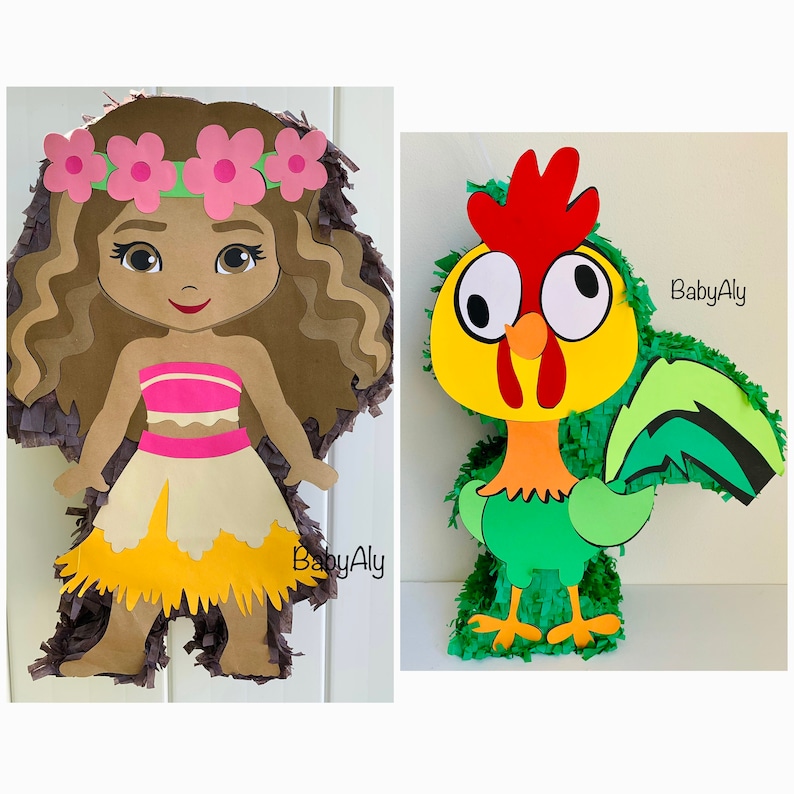 Hei Hei Moana Pinata Moana Pinata | Etsy