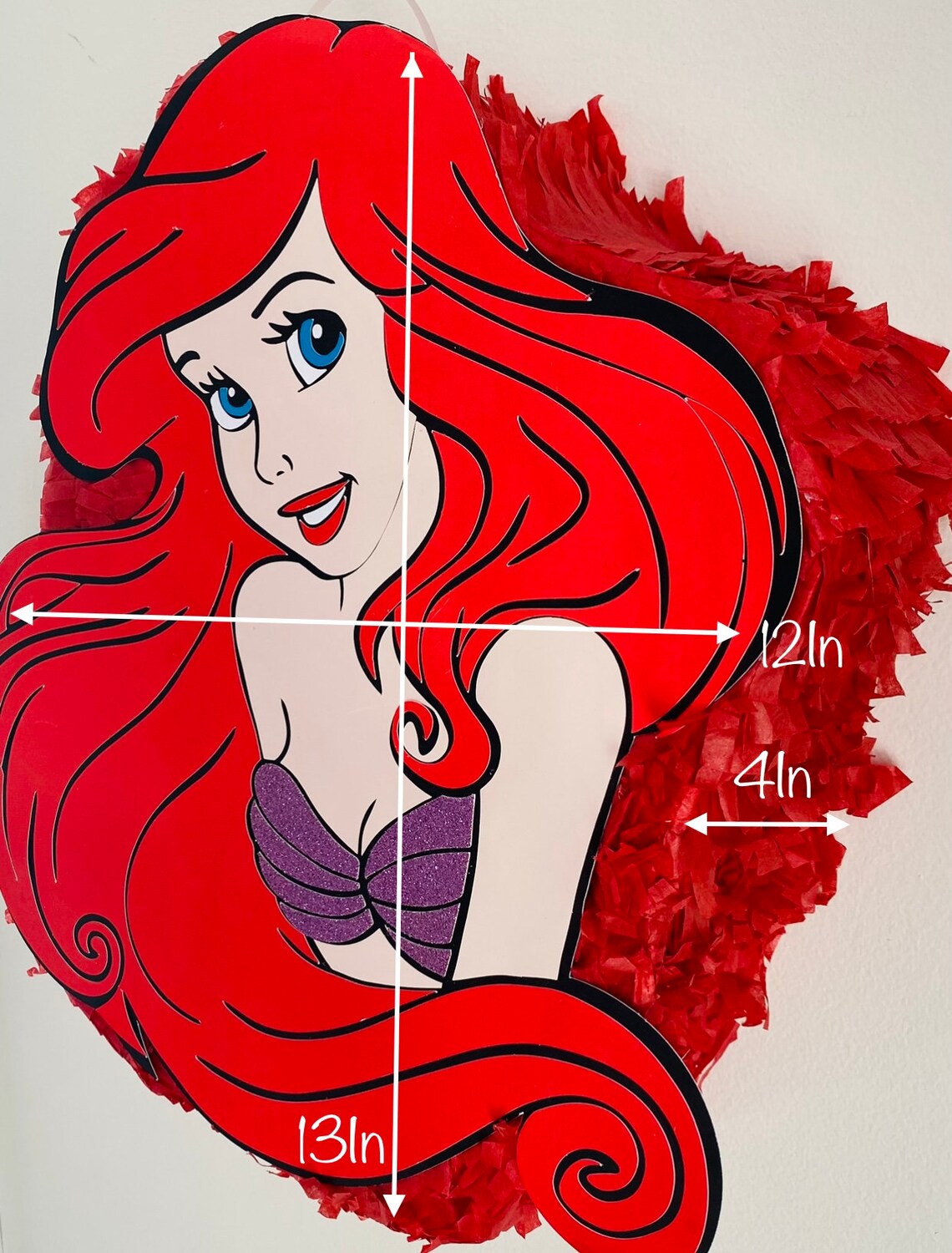 Princess Ariel Flounder Little Mermaid Pinata | Etsy