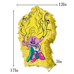 Poppy Trolls Piñata, Viva Trolls Piñata - Etsy