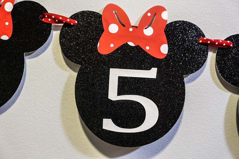 Minnie Photo Banner Minnie Mouse 12 Month Photo Banner - Etsy