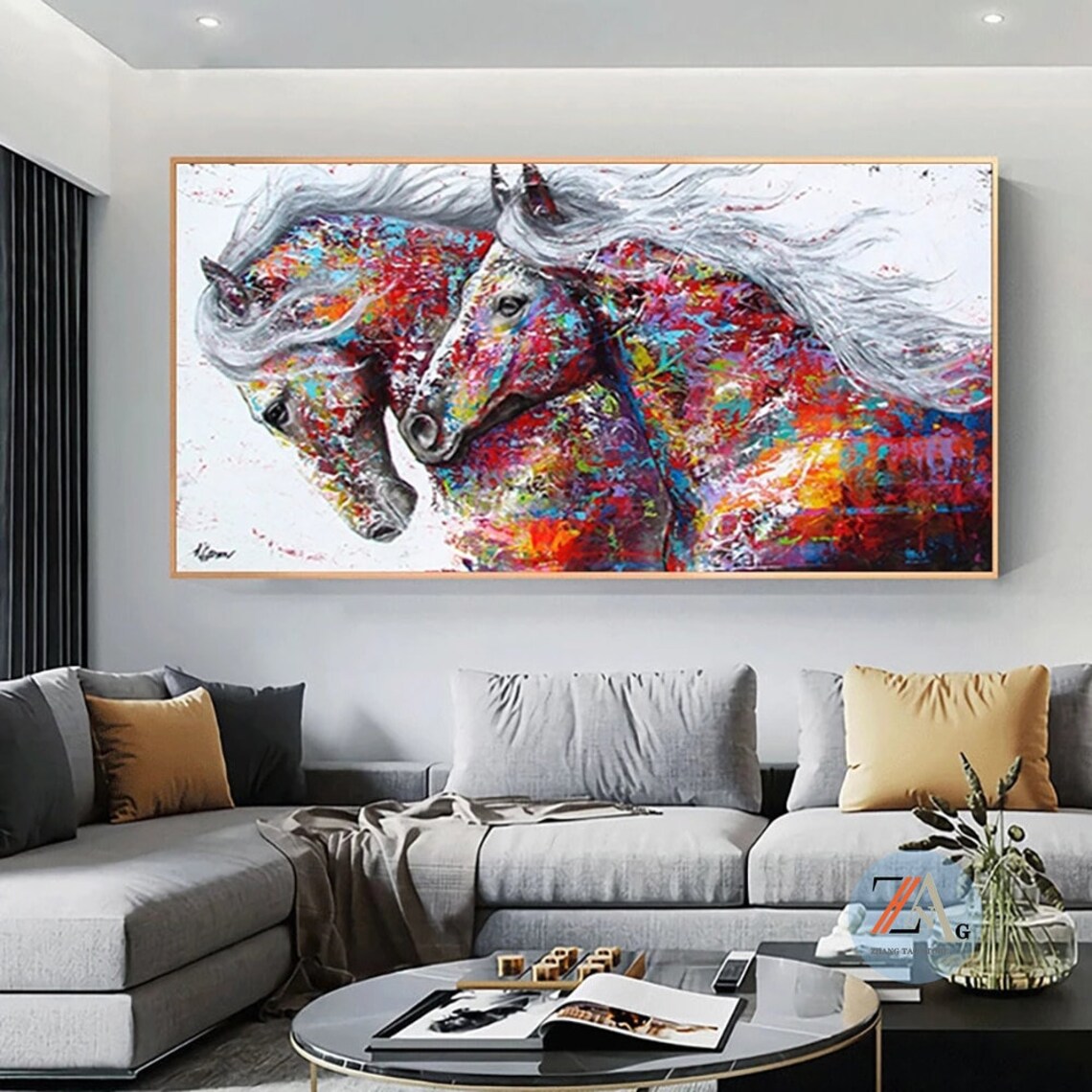 Horses Posters Custom Sizes and Colours Gift Silk Poster 2021 - Etsy