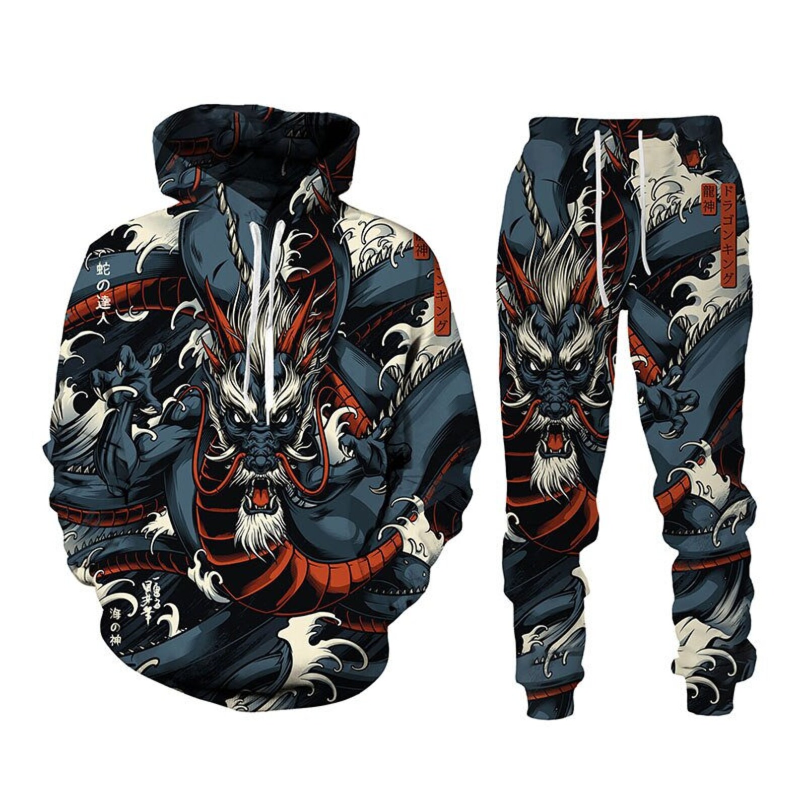Dragon Monster Hoodie and Pants Uniform Tracksuit New Christams Gift ...