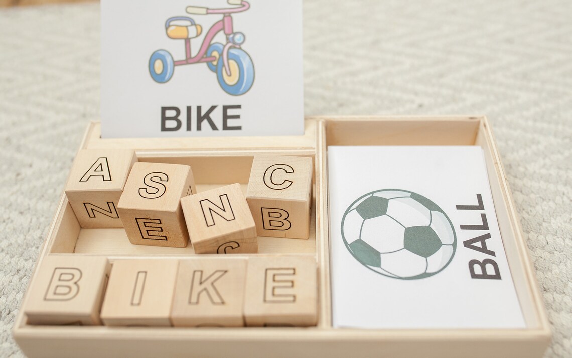 Montessori Letter Matching Game Learning Alphabet - Etsy