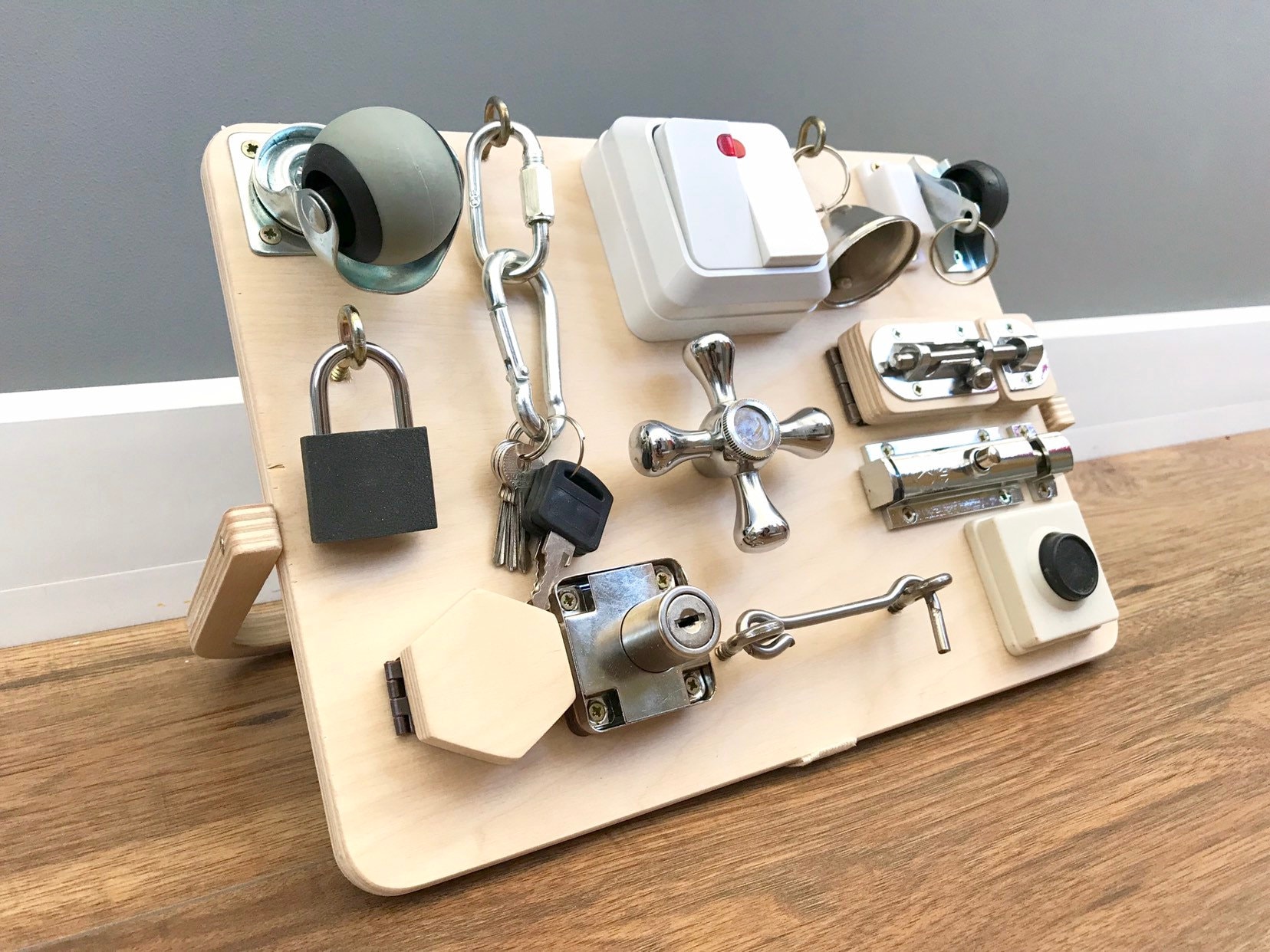 Busy Board - Busy Board Toddler - Activity Board - Chalkboard - Busy ...