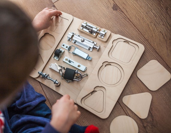 Busy board toddler Activity board Educational toy Busy | Etsy
