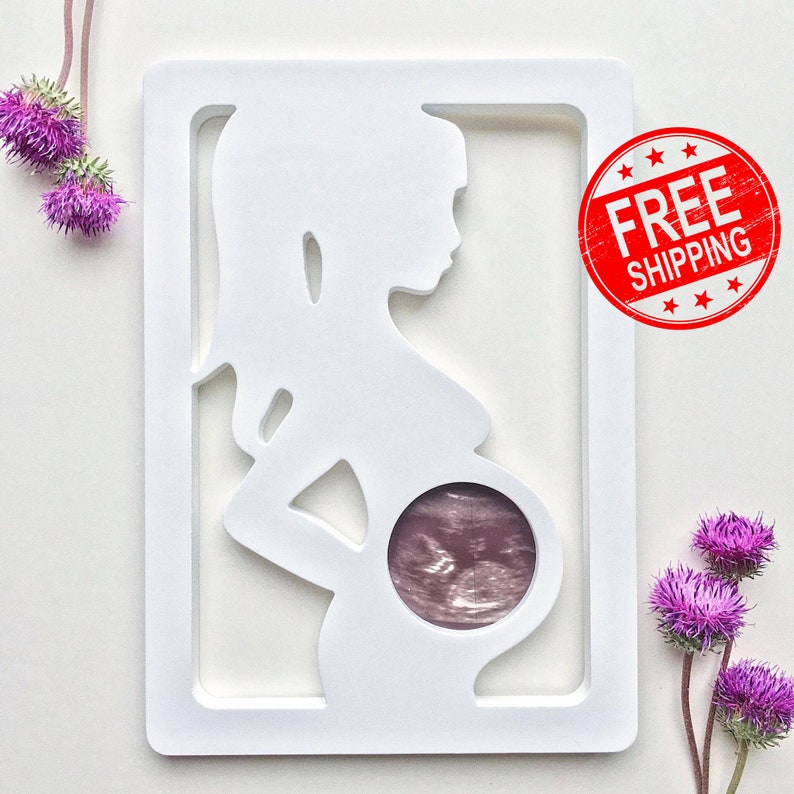 Ultrasound Frame New Baby Frame New Mom Gift Gender Reveal Baby Shower ...
