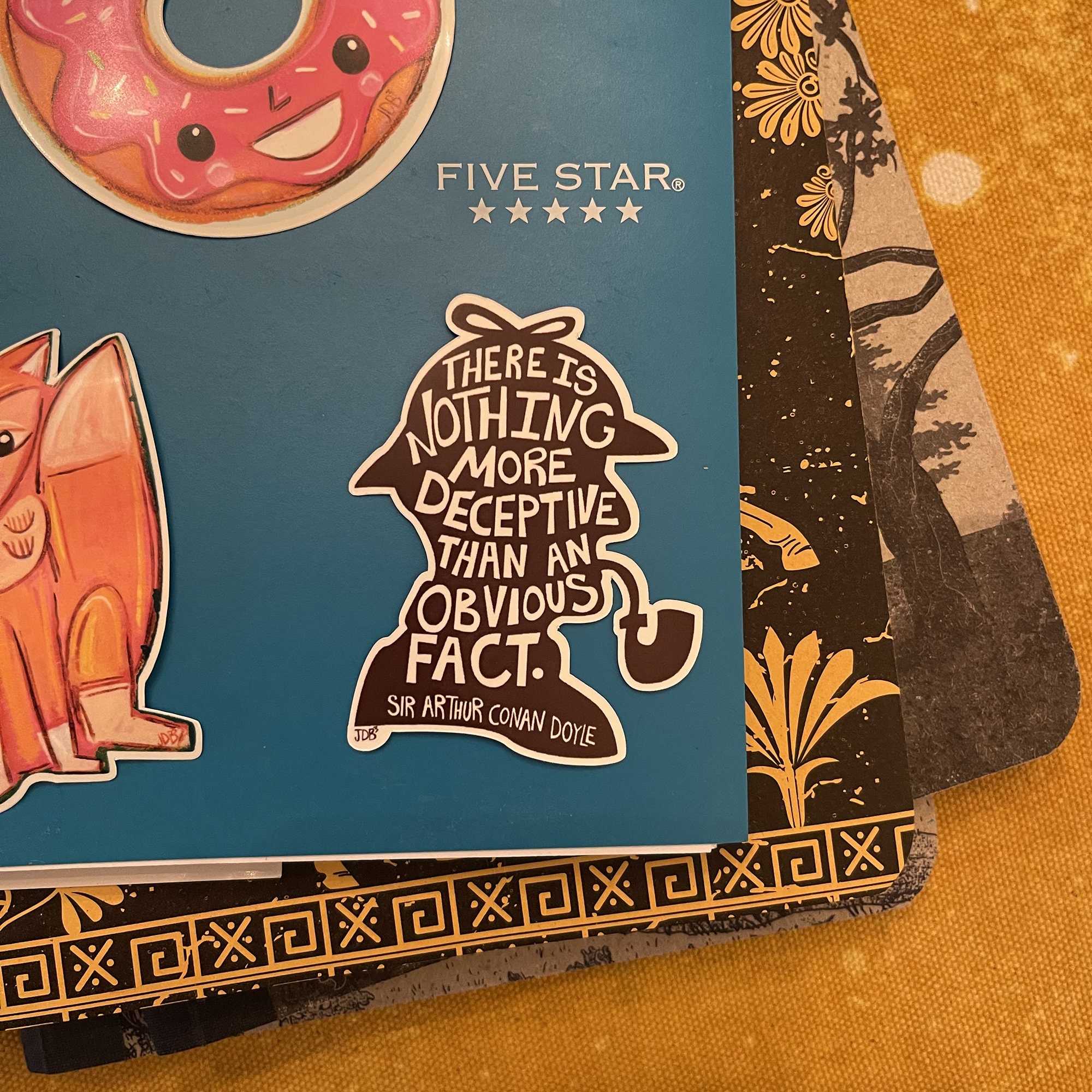 Obvious Fact Sherlock Holmes Sticker Sticker Die Cut Sticker Cute ...