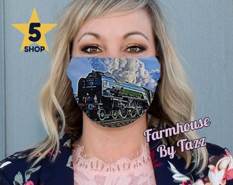 Railroad Face Mask | Etsy