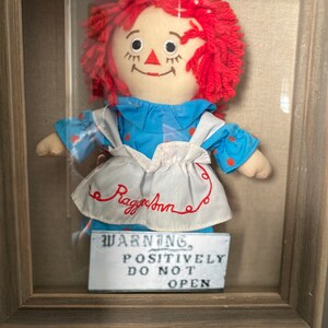 Annabelle Doll Shadow Box for Haunted Doll for Horror Lovers - Etsy