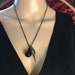 Natural Obsidian Raven Necklace - Etsy