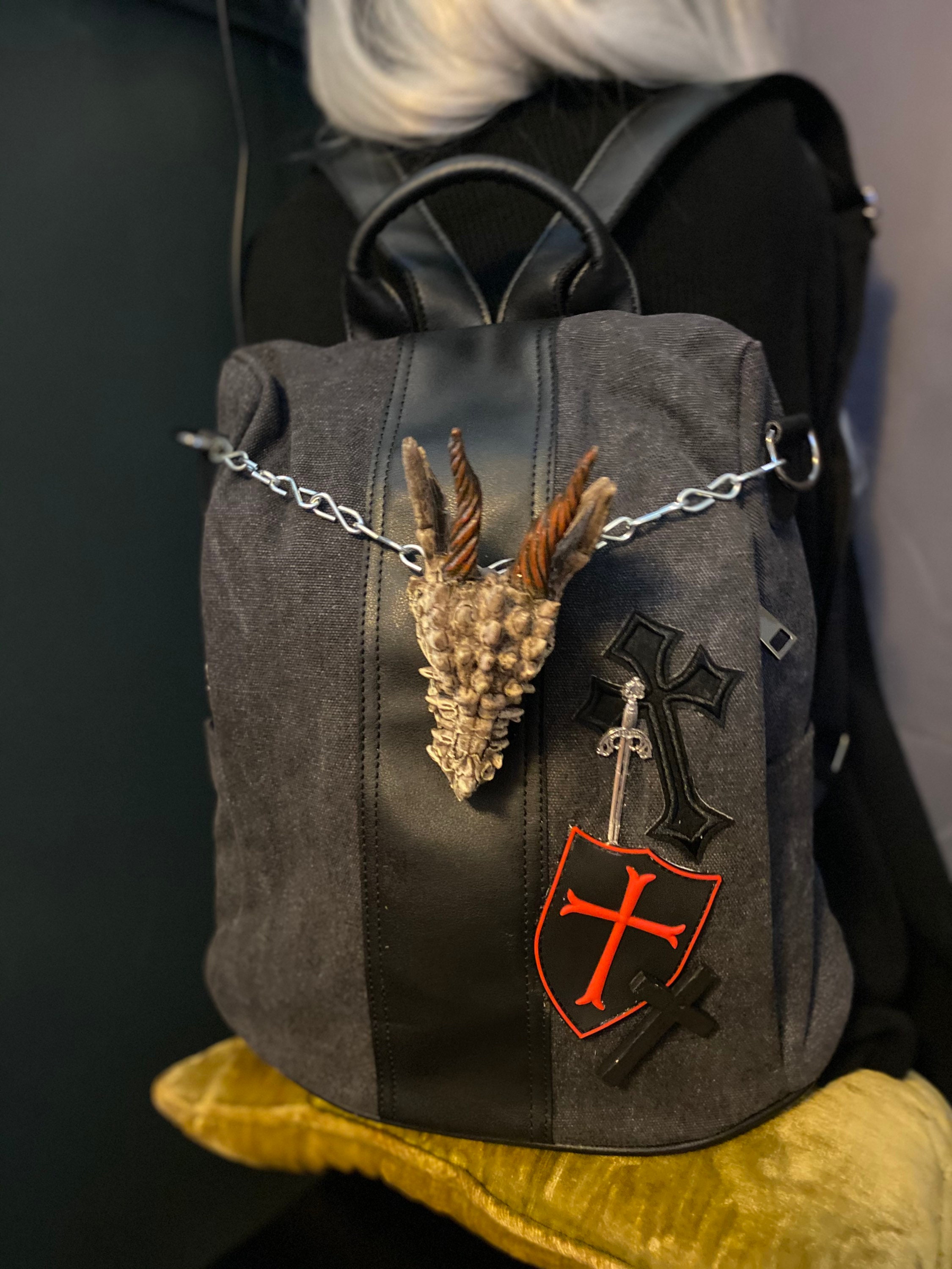 Dragon Backpack | Etsy