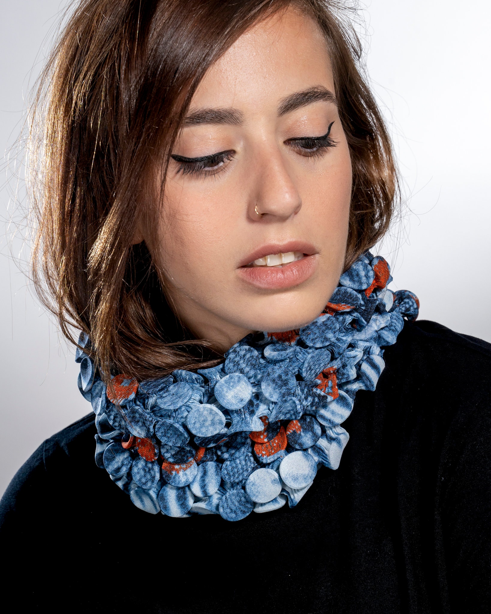 Infinity Scarf Cowl Scarf Unique Scarf Art Scarf Wearable | Etsy