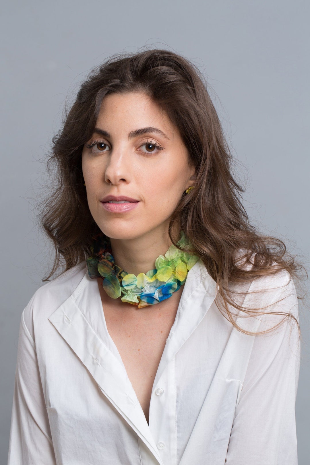 Fabric Choker, Colorful Choker, Statement Choker, Bohemian Choker ...