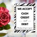 Printable Payment Sign | Payment Method Sign | We Accept Credit Cards ...