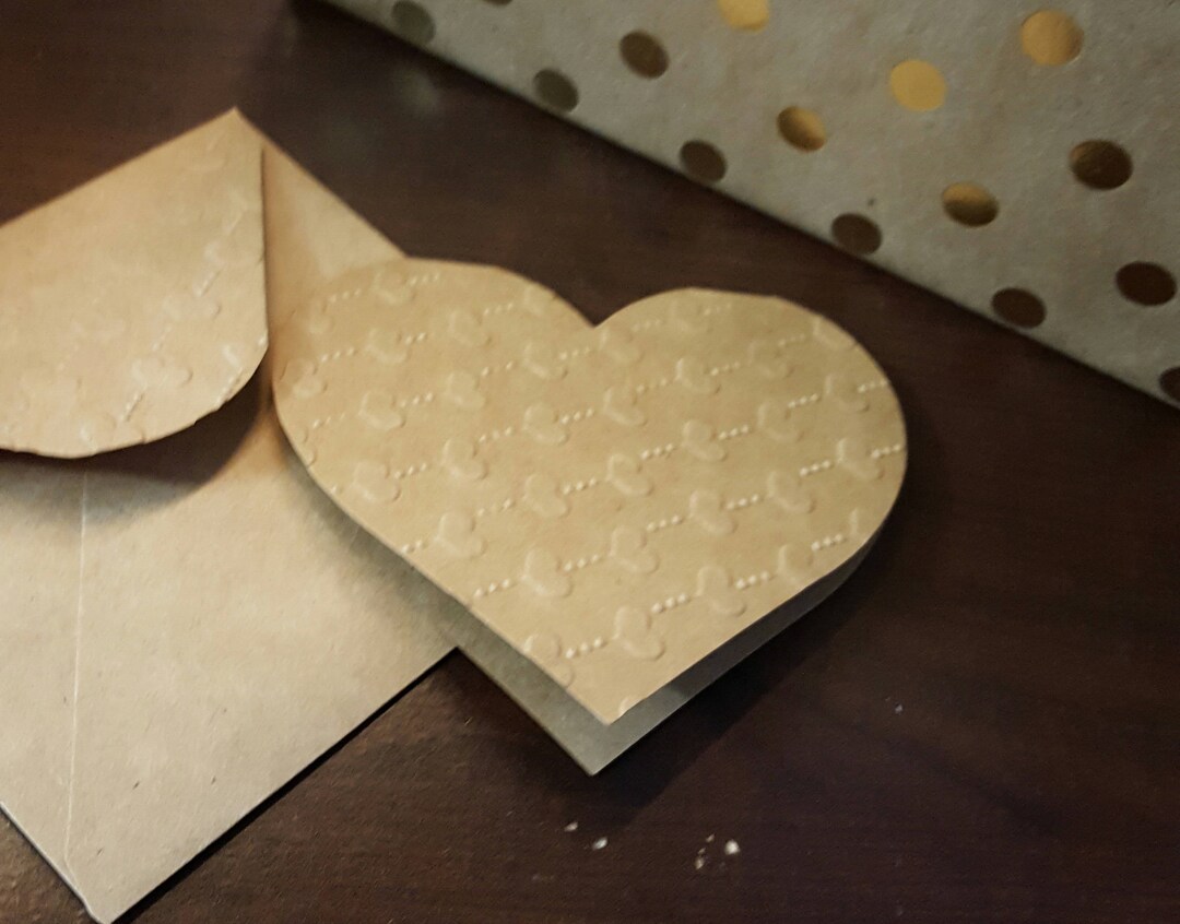 Hand Embossed Cards With Matching Envelopes - Etsy