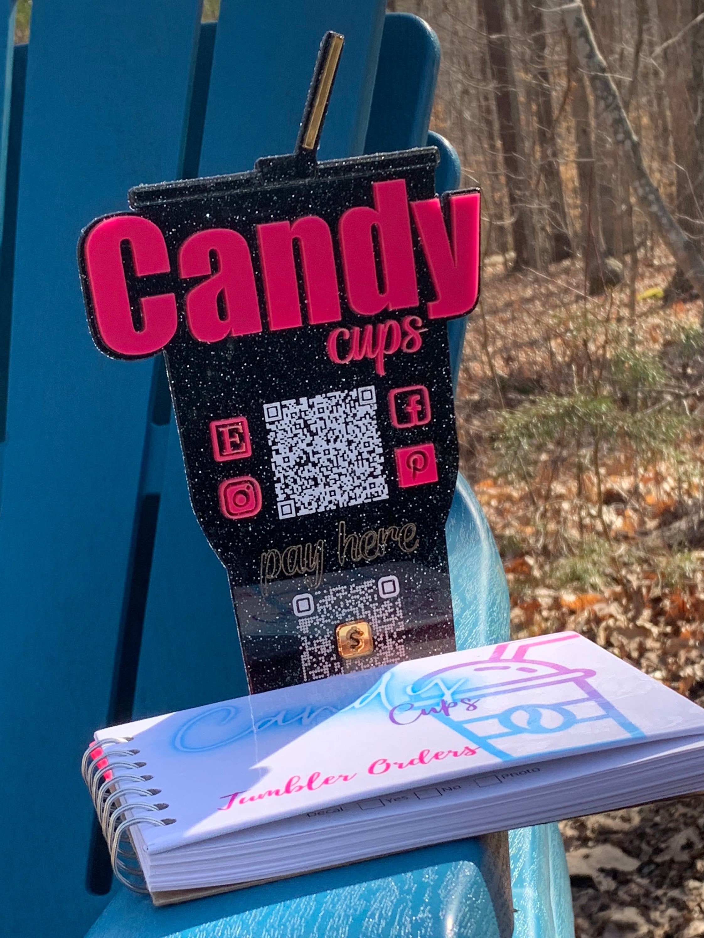 Tumbler Social Media Sign, Tumbler Maker Sign - Etsy