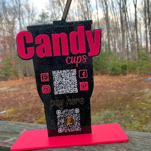 Tumbler Social Media Sign, Tumbler Maker Sign - Etsy