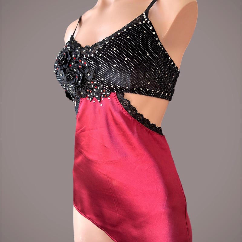 Satin Dance Slip Dress - Etsy