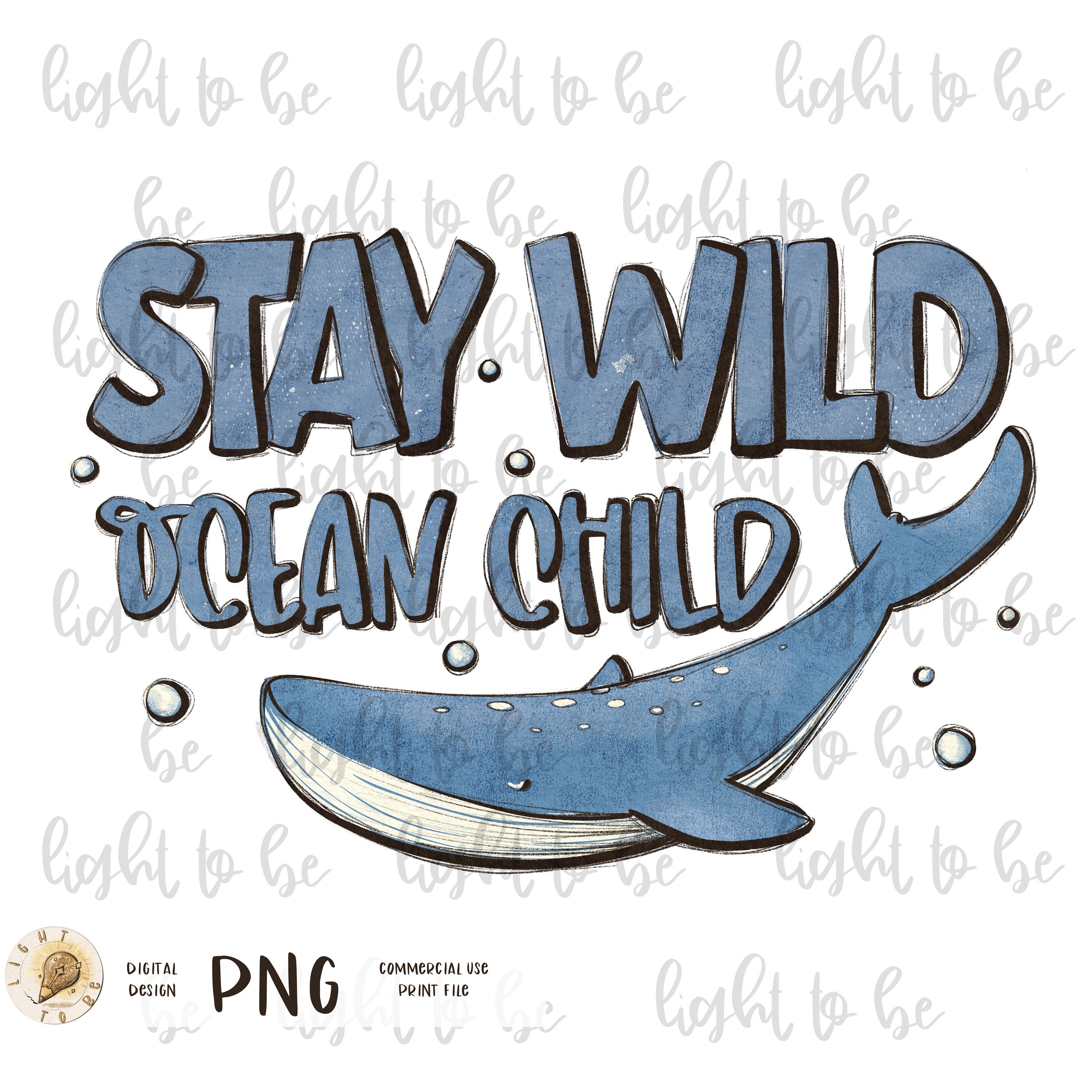Stay Wild Ocean Child PNG, Wale Ocean Water Blue, Cute Kids Children ...