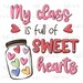 My Class is Full of Sweet Hearts PNG, Teacher Love Hart Valentine ...