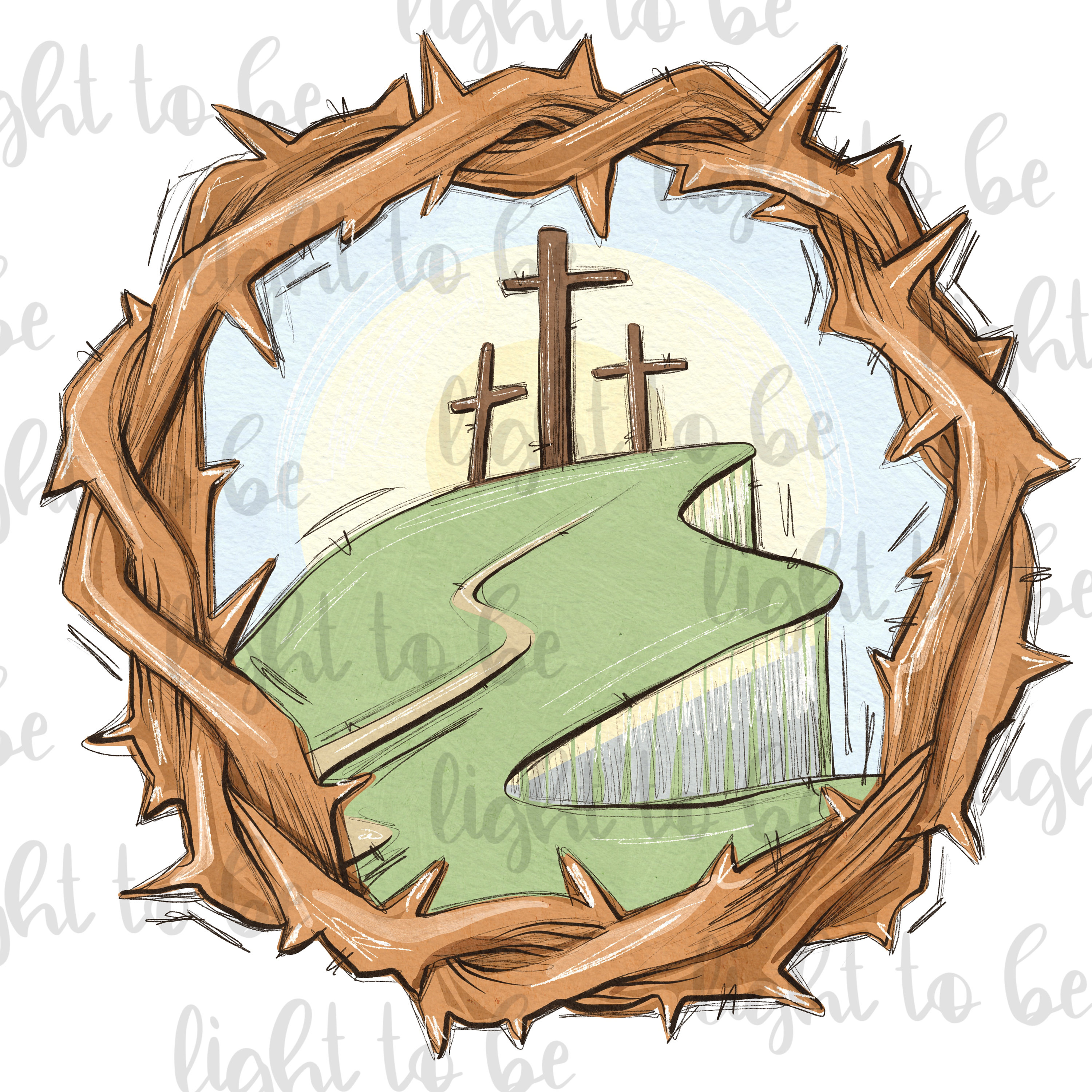 Empty Cross Clipart