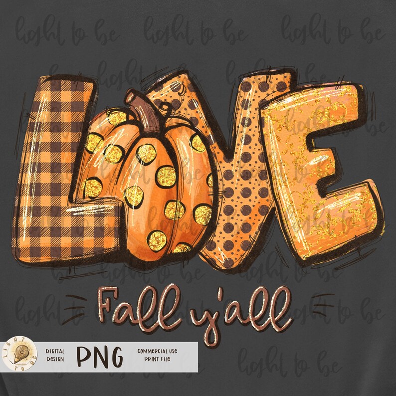 Love Fall Y'all PNG, Hello Pumpkin Fall Vibes Peace Love Thanksgiving ...