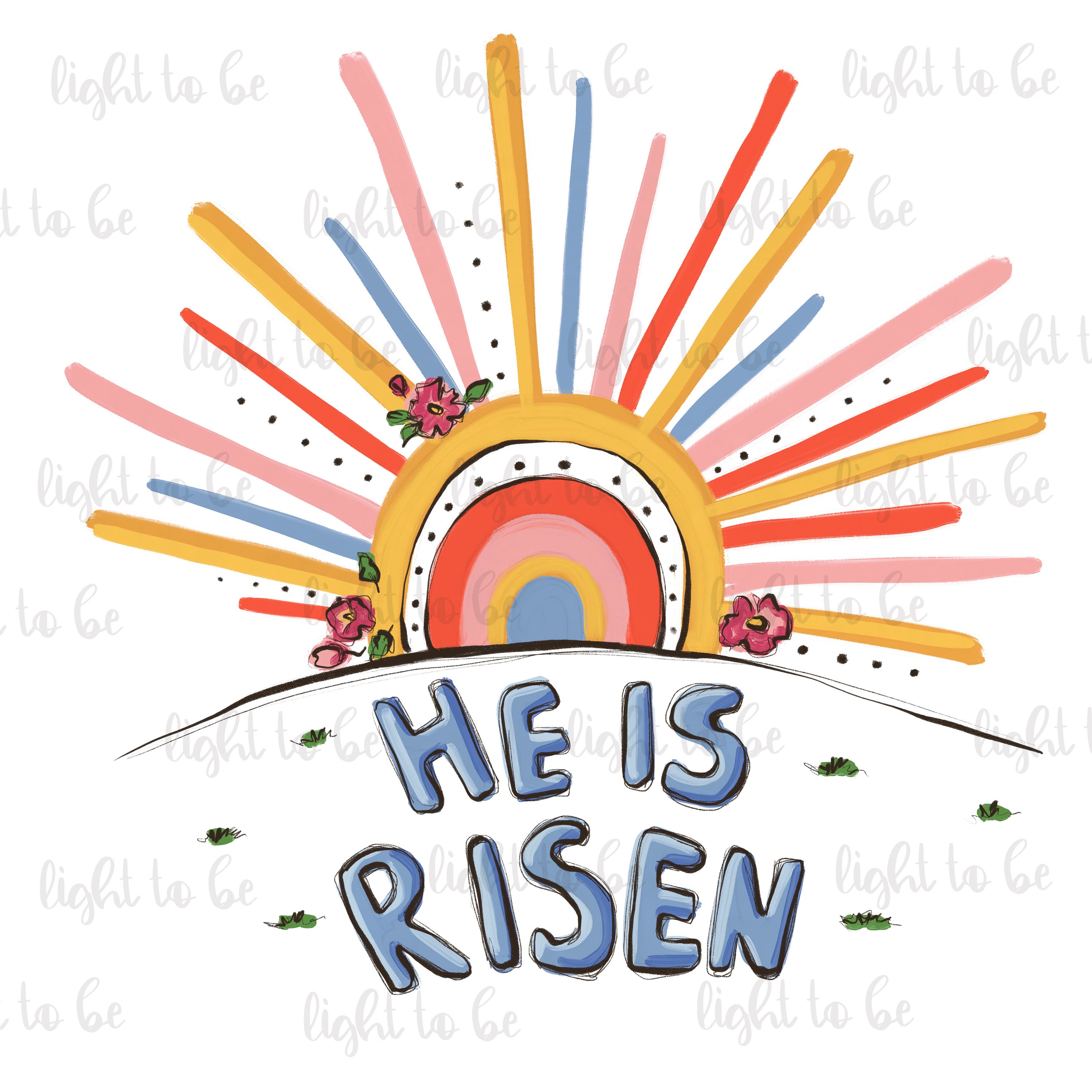 He is Risen PNG Jesus Christ Easter Christian Religious Bible | Etsy