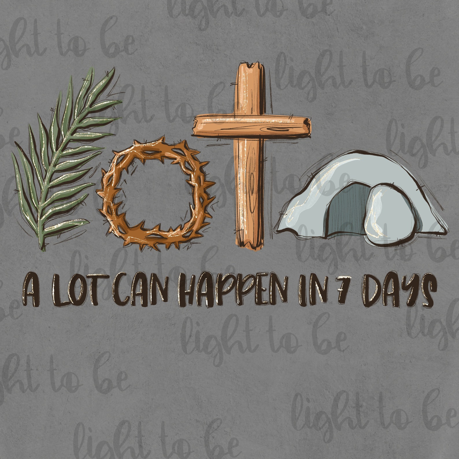A Lot Can Happen in 7 Days PNG He is Risen Easter Jesus - Etsy