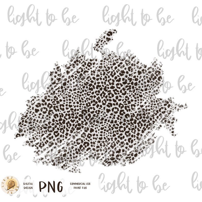 Leopard Splash Patches Cheetah Background PNG Digital - Etsy