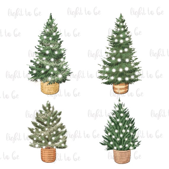 Snow Trees Clip Art