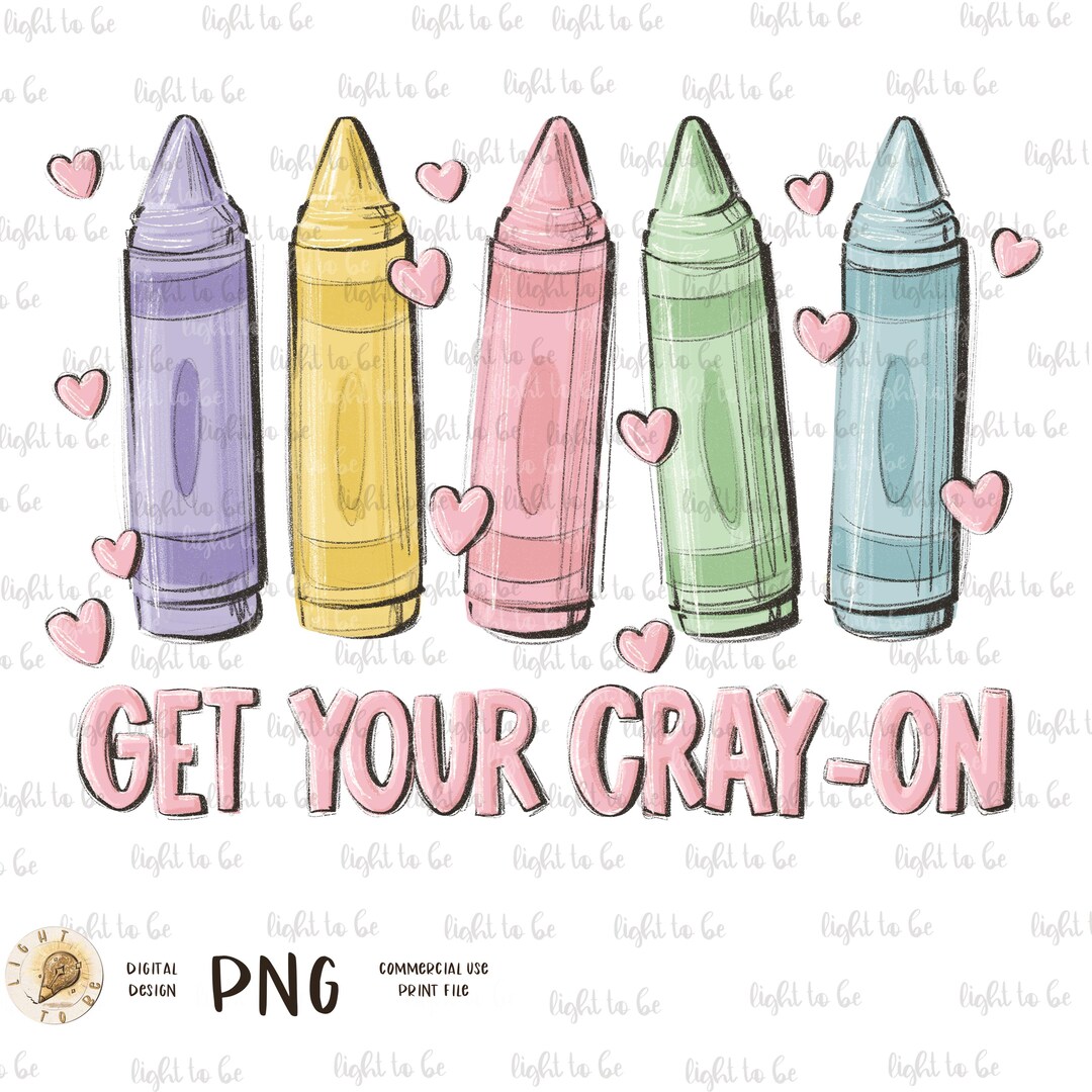 Crayon Teacher PNG: Rainbow Back to School Shirt Design (digital ...