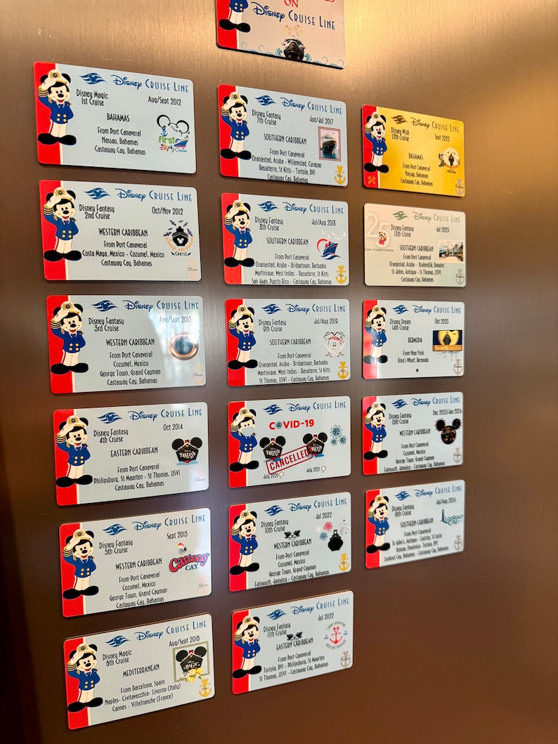 Disney Cruise Key to the World Cards - Castaway Club Past Cruise ...