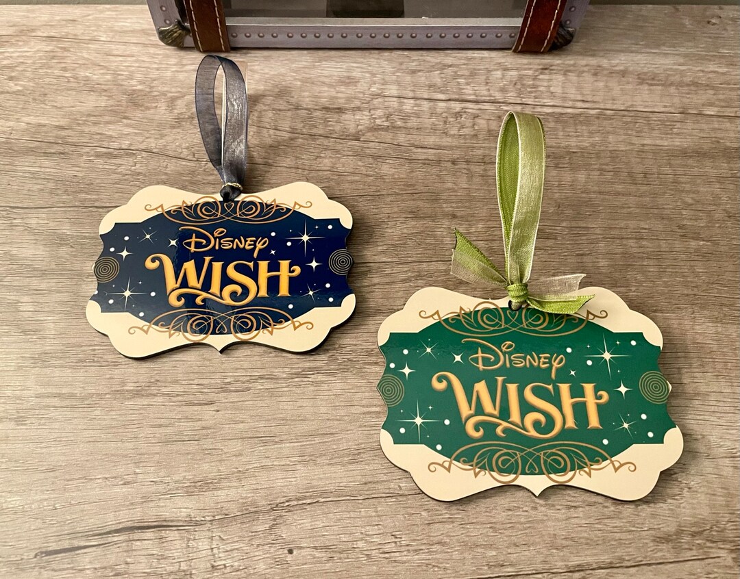 DCL Ornament the WISH Door Plaque Ornament Stateroom Door Fish Extender ...