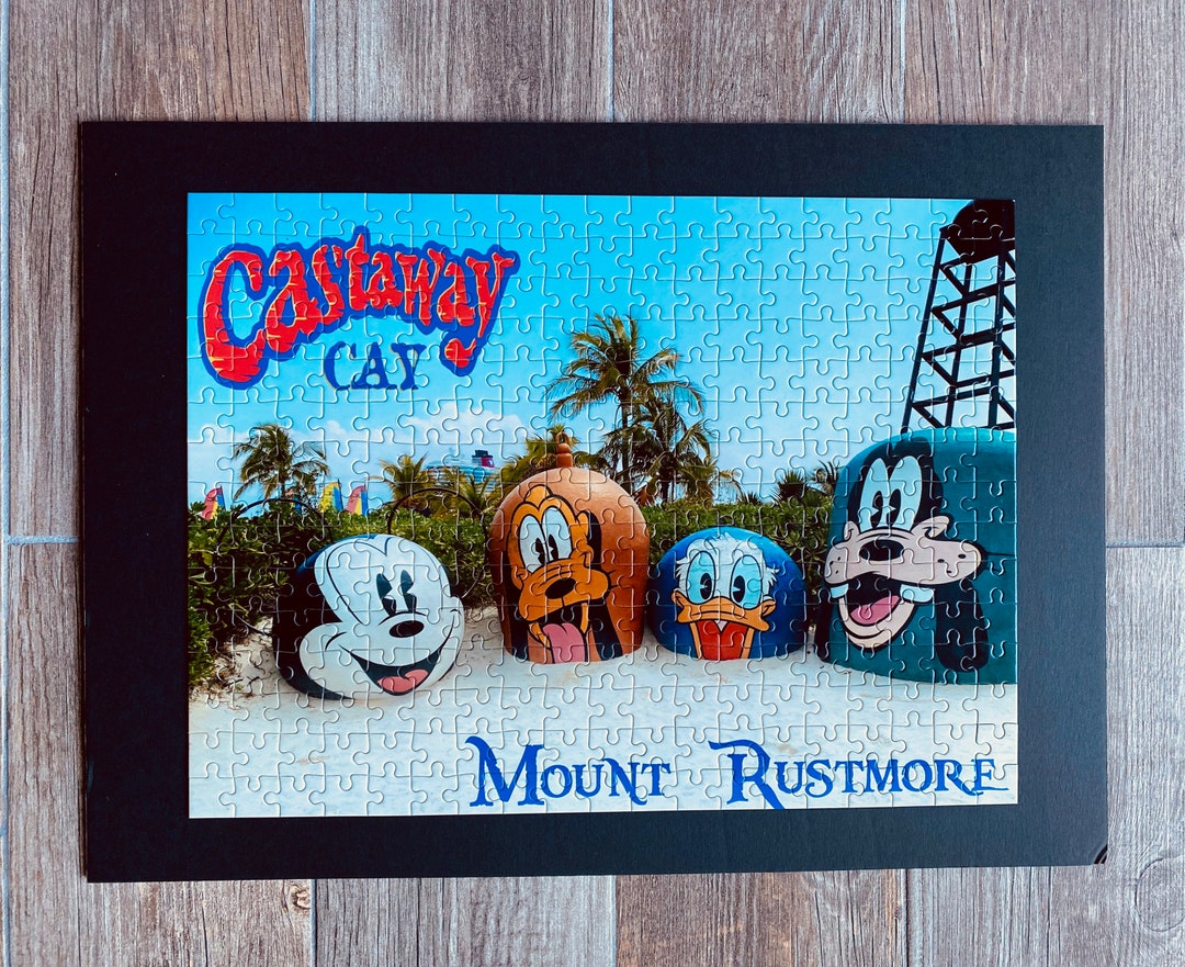 DCL *castaway Cay - Mt Rustmore* Jigsaw Puzzle, Photo Puzzle Art, Home ...