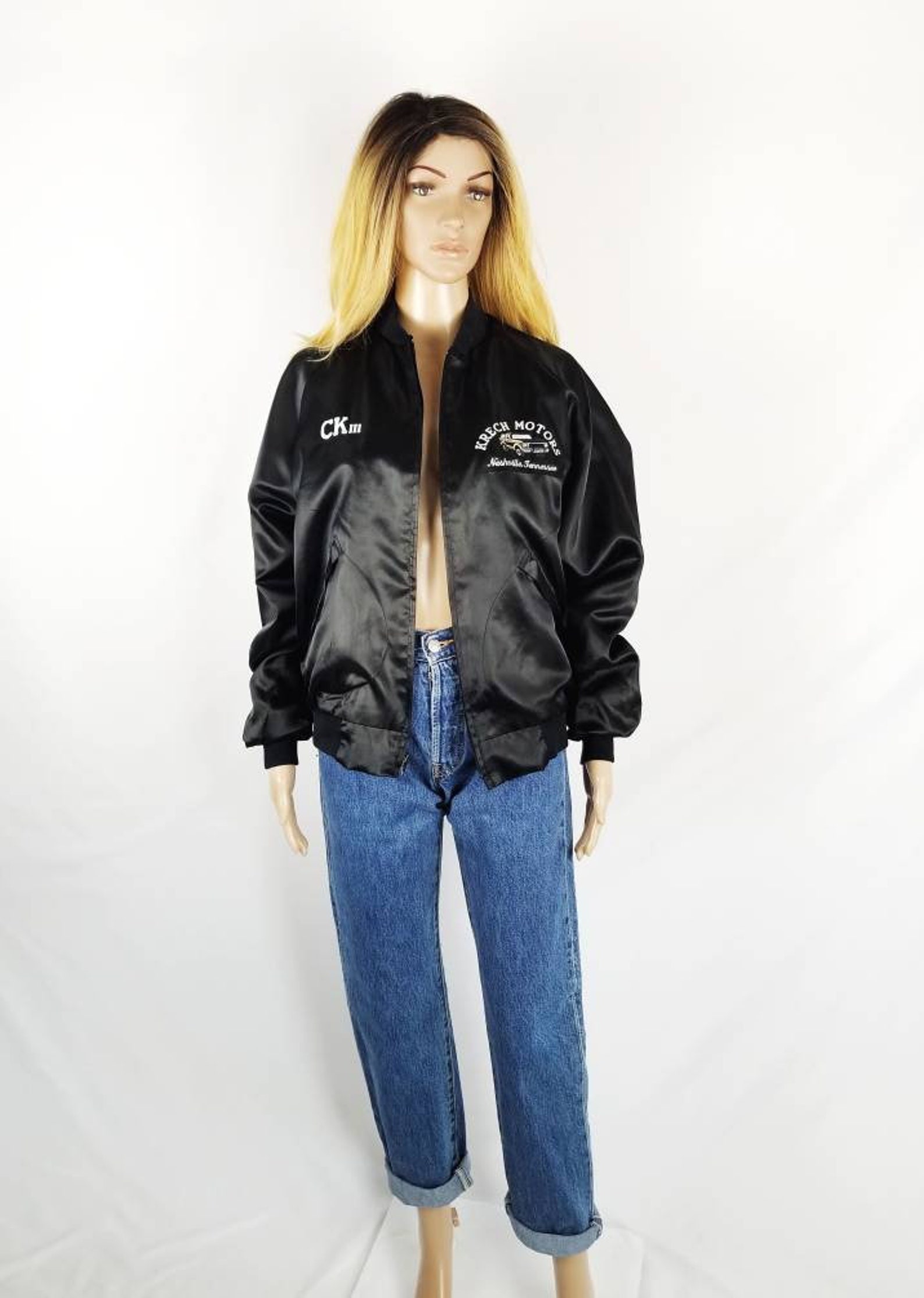 80's Vintage Pla-jac Dunbrooke Black Satin Krech Motors Nashville ...