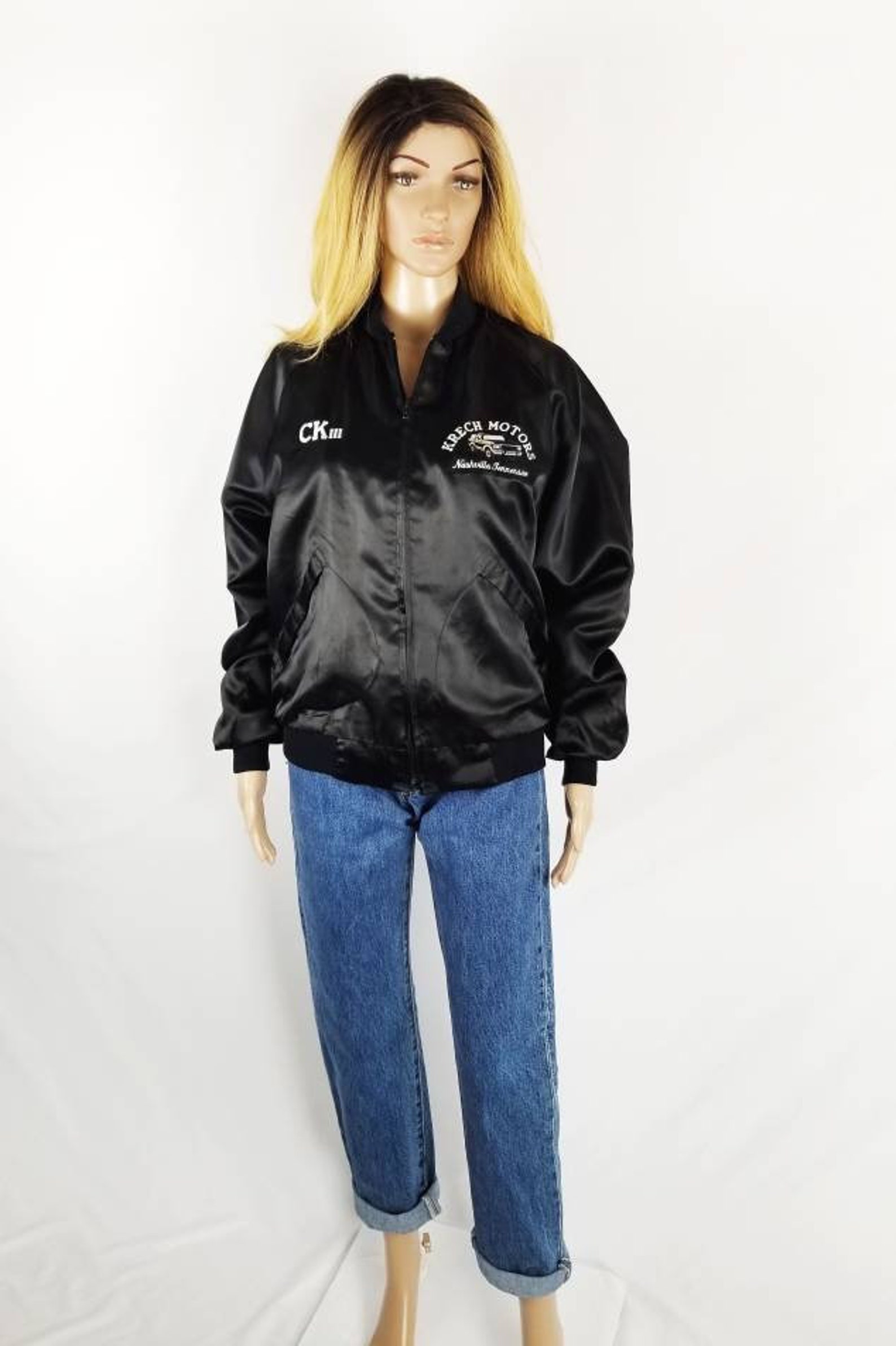 80's Vintage Pla-jac Dunbrooke Black Satin Krech Motors Nashville ...