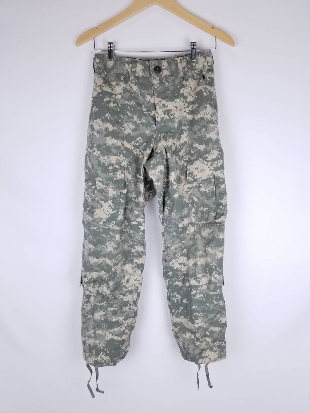 Y2K Camo Cargo Pants: Wide Leg Army Trousers, Xs-small - Etsy