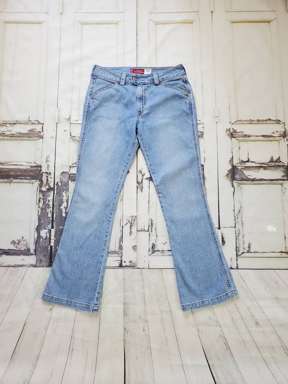 Levis Vintage 90'S Medium Light Wash Flare Jeans//Wo… - Gem