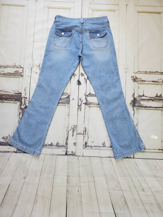 Levis Vintage 90'S Medium Light Wash Flare Jeans//Wo… - Gem