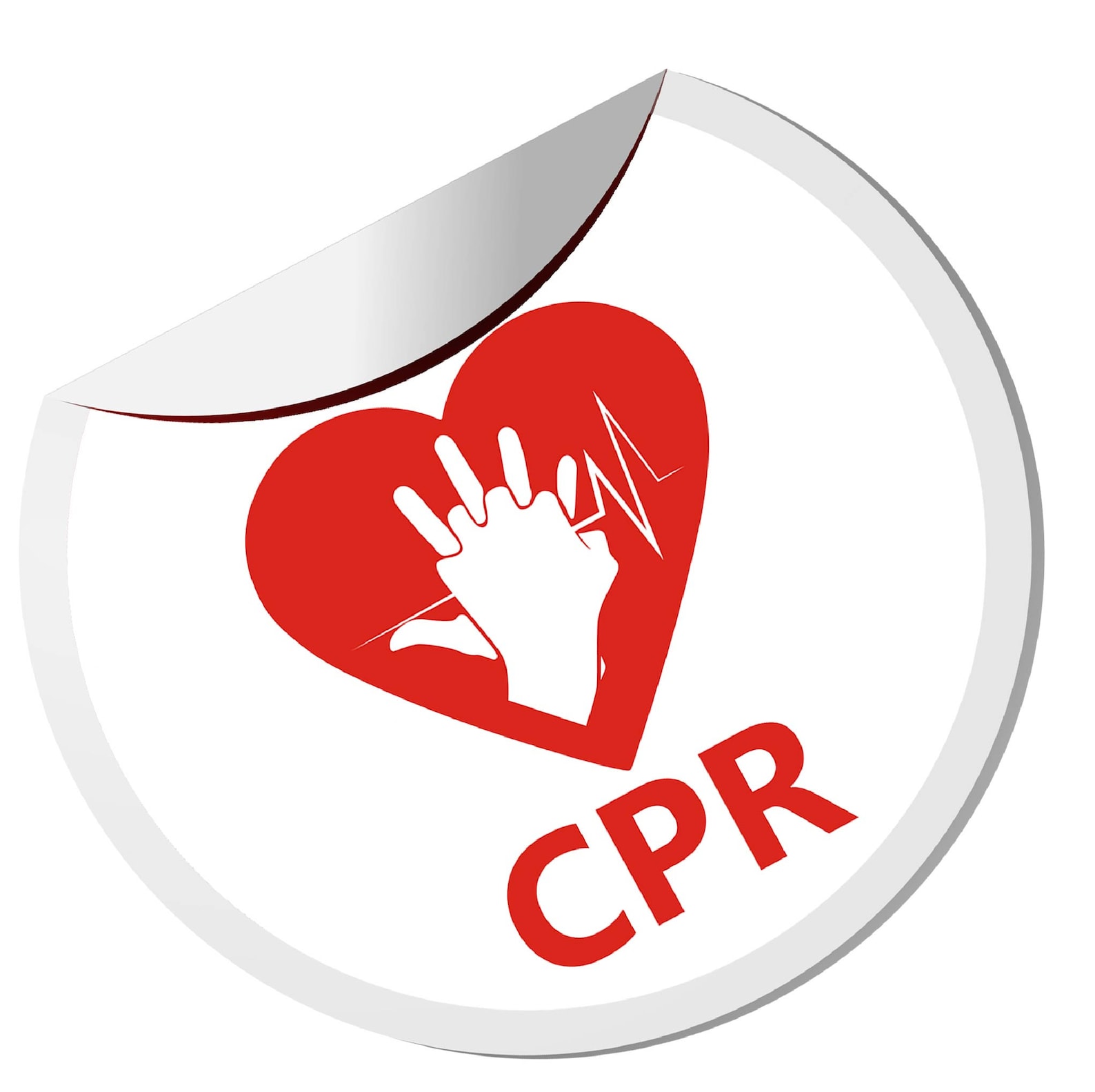 Cpr logo Medical resuscitation Vector clipart icon image | Etsy