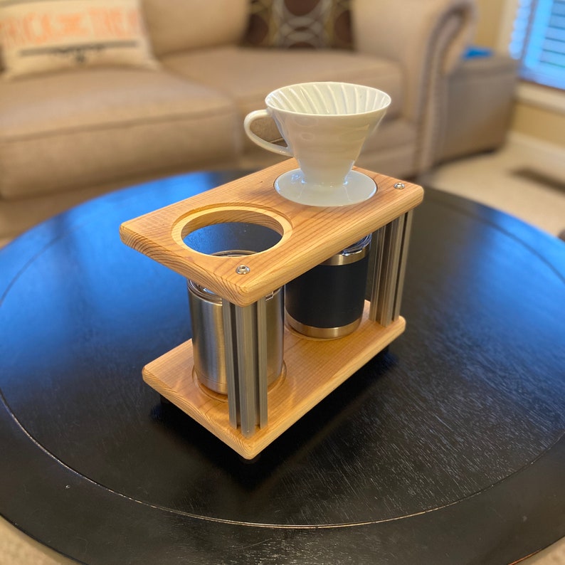 Dual Coffee Pour Over Station Reclaimed Barnwood - Etsy