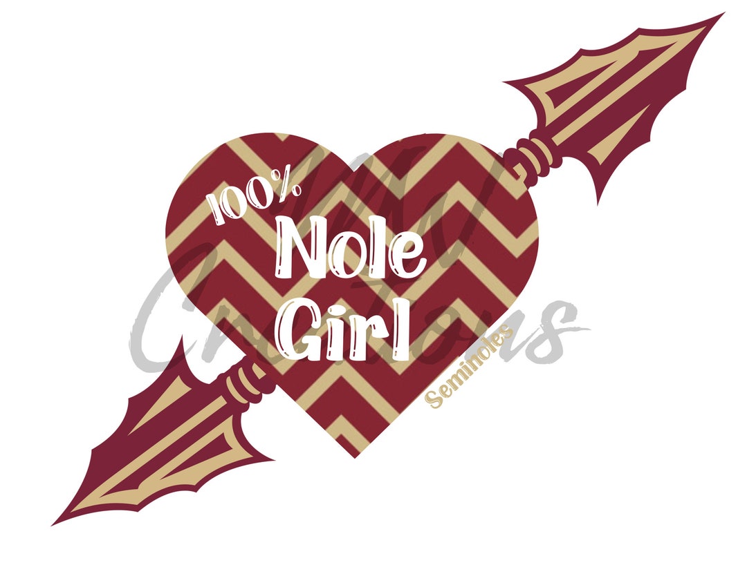 FSU Nole Girl PNG Digital File - Etsy Singapore