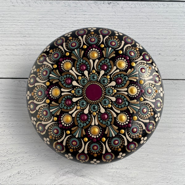 Mandala Stone - Etsy